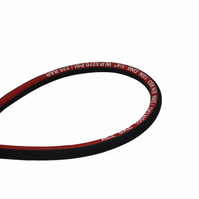 SAE100r1at/1sn Dn19の高圧油圧ホースは、編みこみのゴム製ホースをワイヤーで縛ります